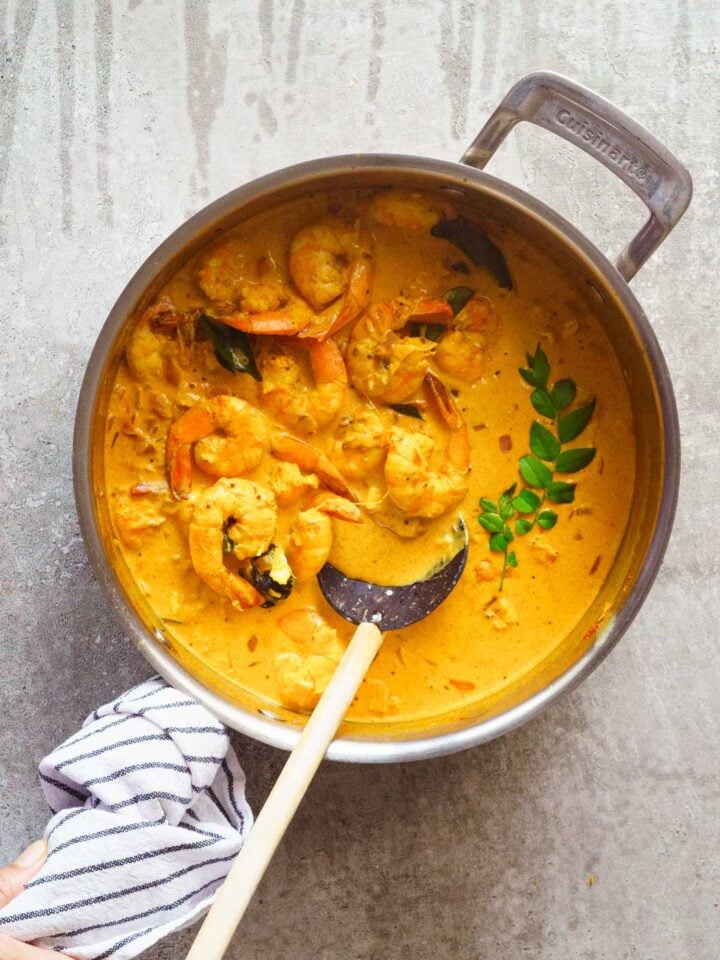 Authentic Mangalorean Prawn Curry - Indian west coastal Curry
