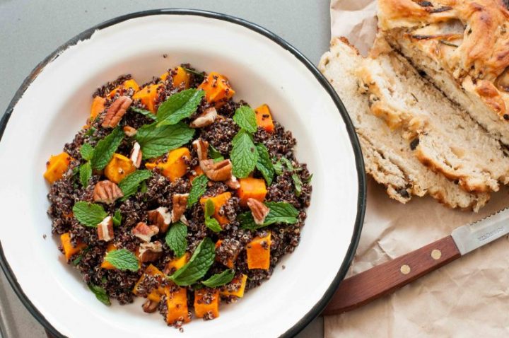 Healthy & Nutritious Roast Pumpkin Quinoa Salad
