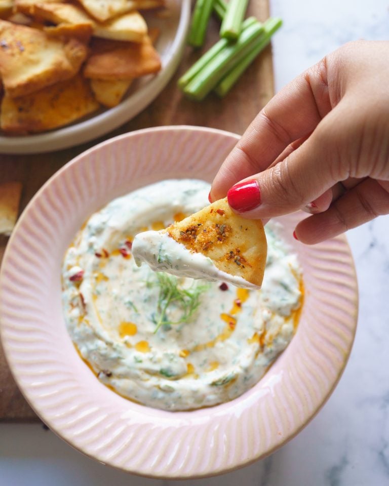 My Famous 5 minute Yogurt Dip