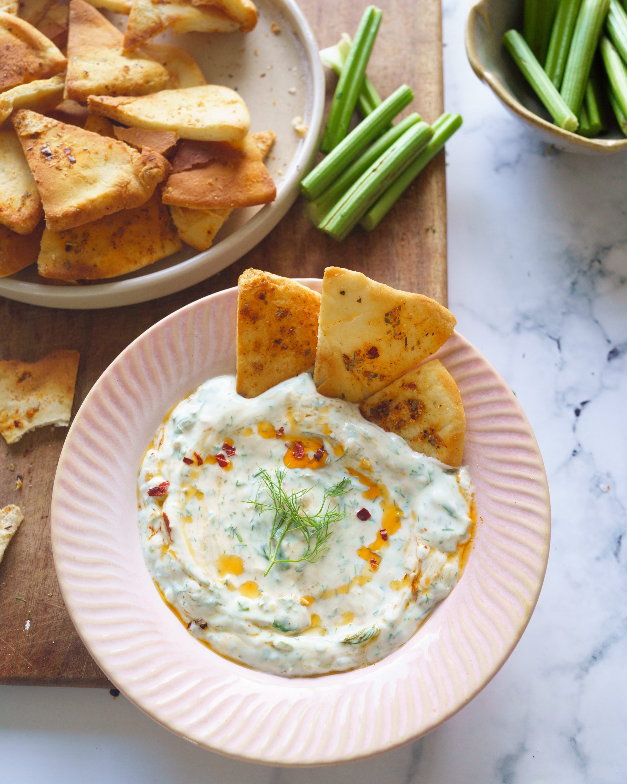 My Famous 5 minute Yogurt Dip