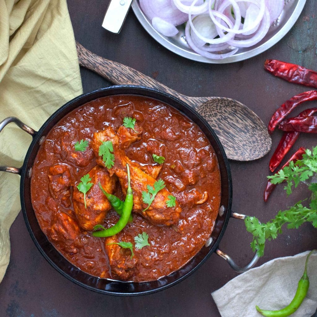 Authentic Goan Chicken Vindaloo Recipe- with Step by Step Video