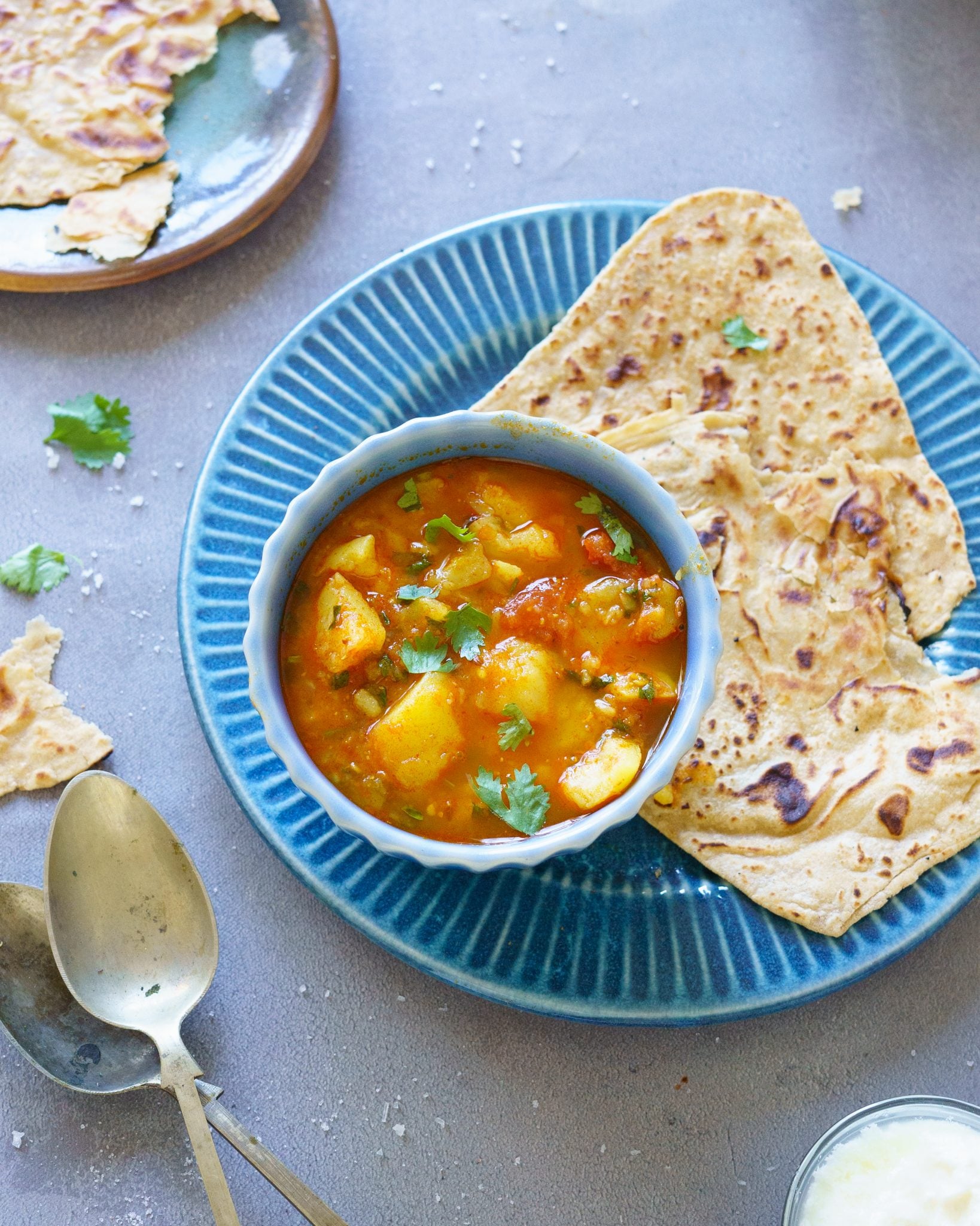 Indian Potato Curry- Aloo Tamatar Sabzi