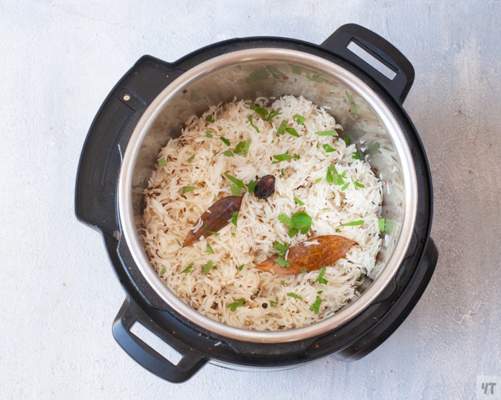 How to make Jeera Rice in Instant Pot without soaking