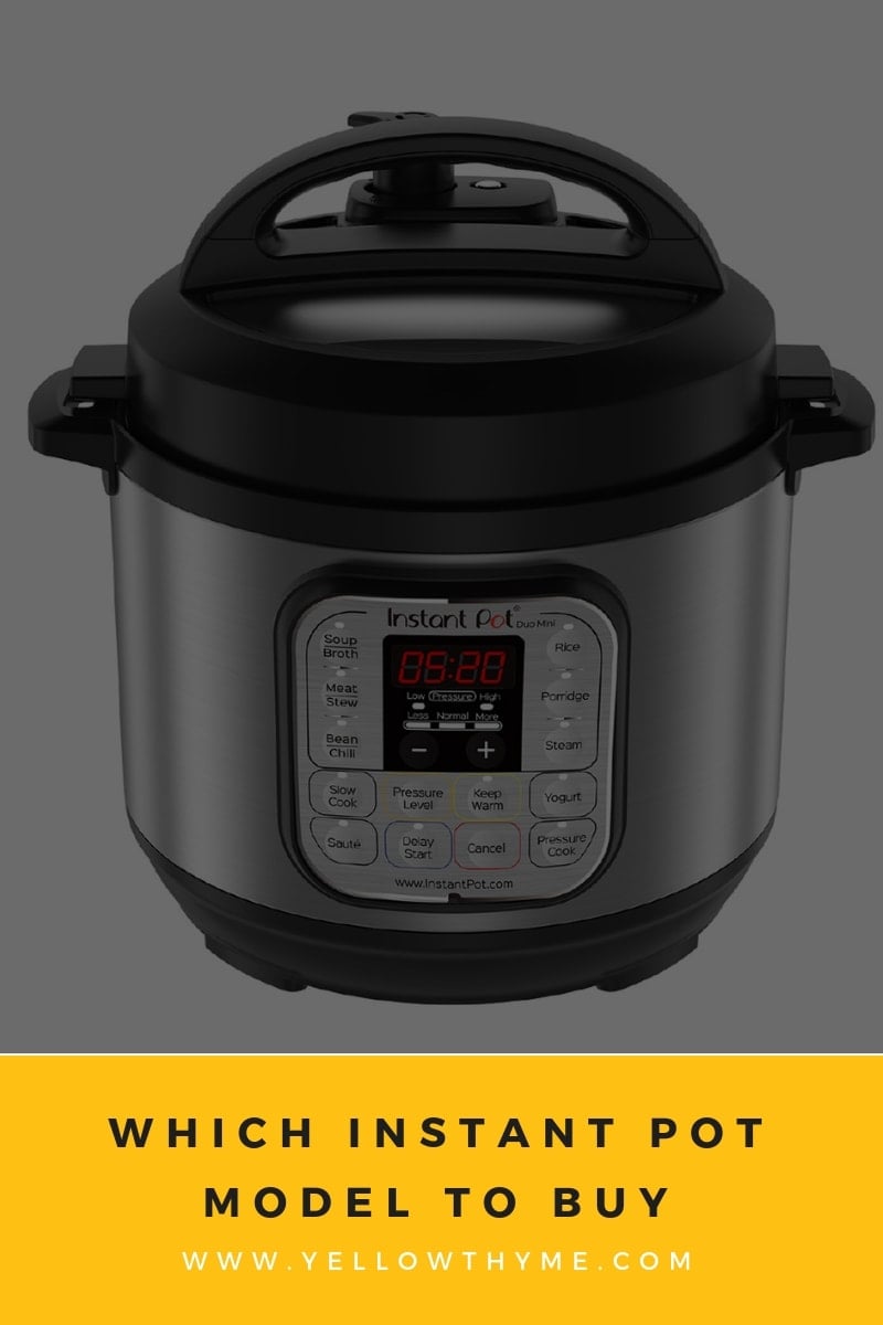 Which Instant Pot Model to buy - right instant pot for your Indian Cooking
