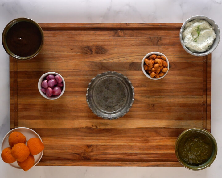 Desi Charcuterie Board - Indian Grazing Board for Parties