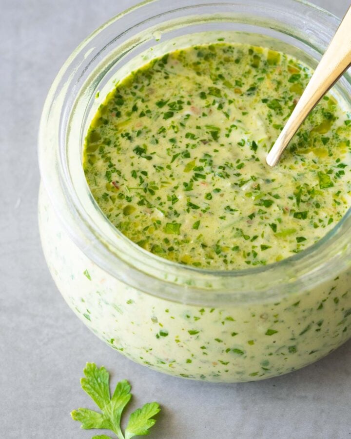 Chimichurri Aioli - Creamy dipping sauce & condiment