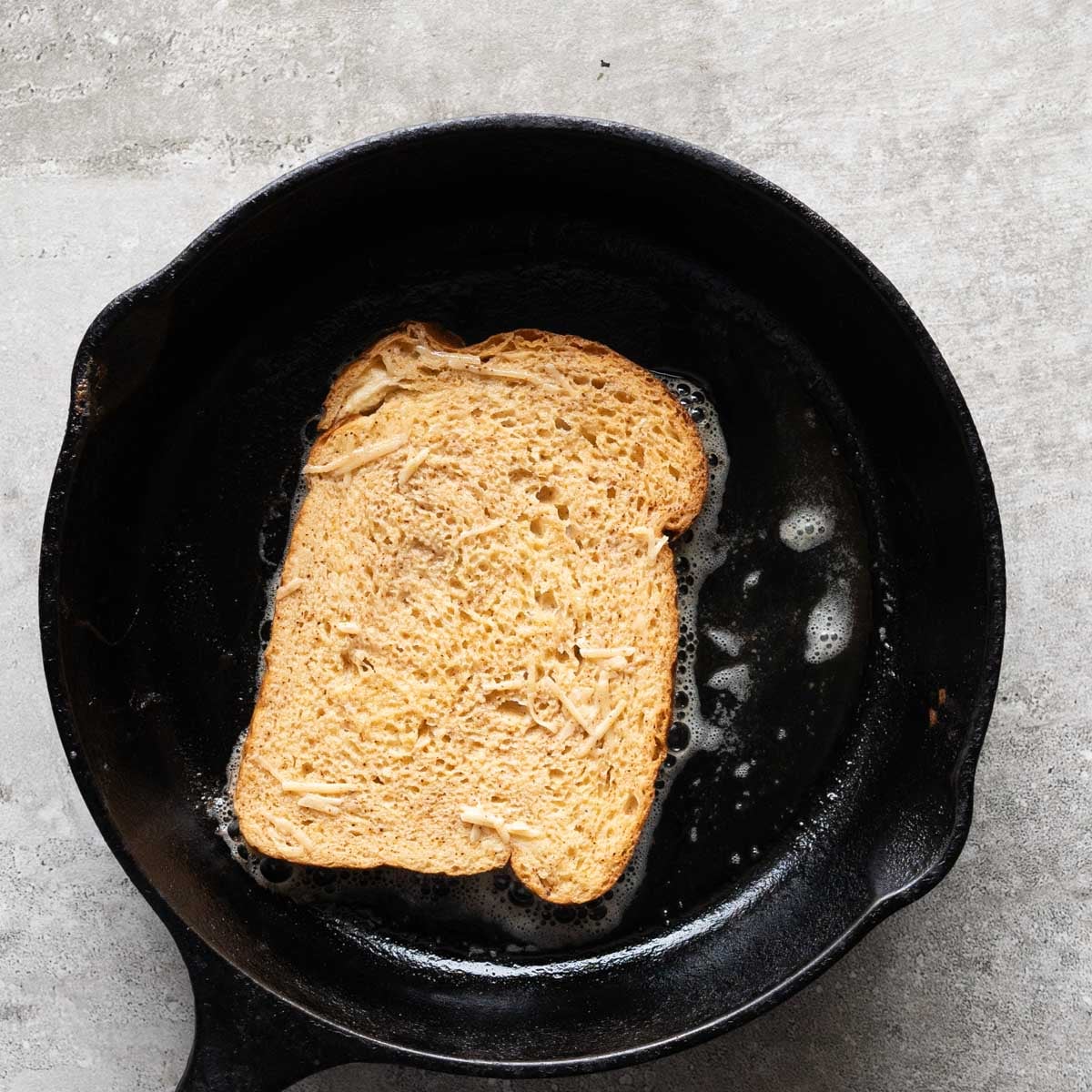 Savory french toast - with parmesan cheese & garlic