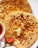 Cheese paratha - Indian flatbreads stuffed with cheese
